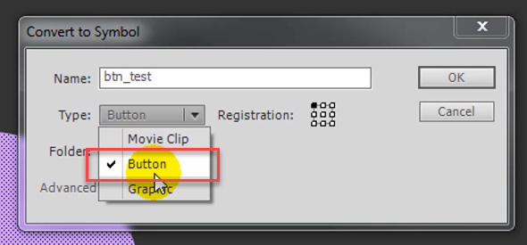 การสร้างปุ่ม Flash As2 แบบละเอียดยิบ