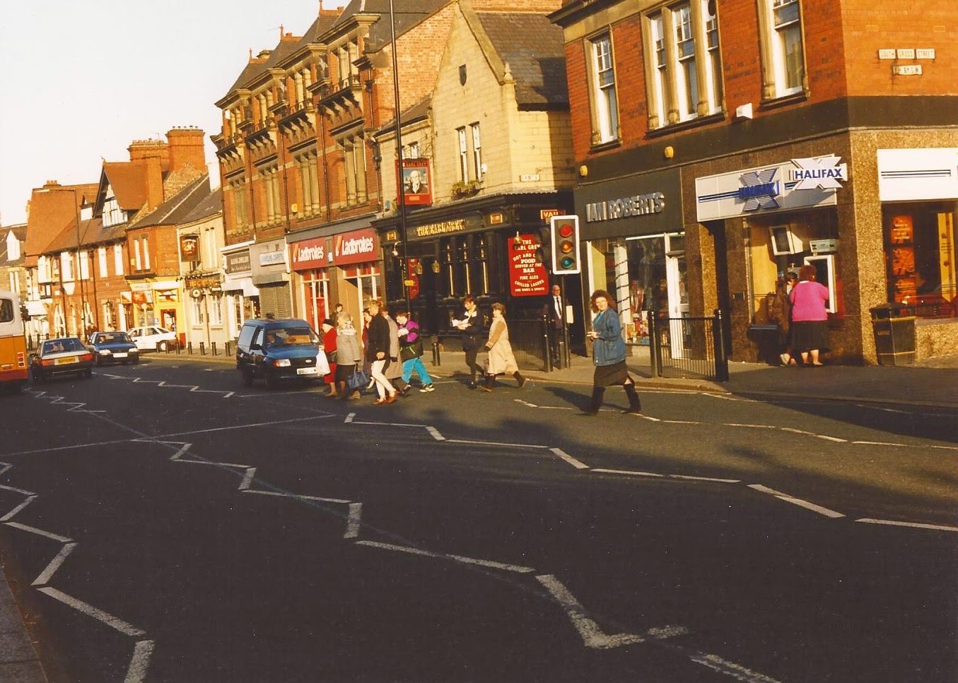 Gosforth High Street on 13 Nov. 1992