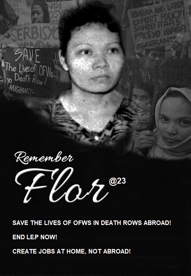 OFW Blogger: 22 years after the execution on of Flor Contemplacion ...