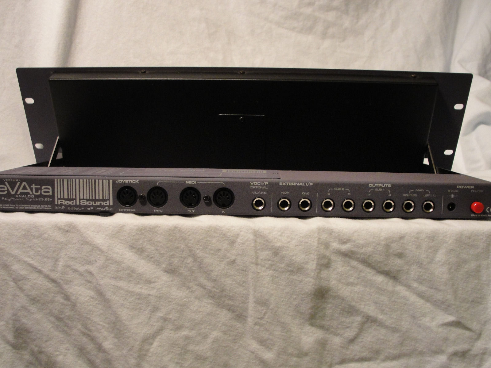 MATRIXSYNTH: RedSound Elevata Rack Mount Synthesizer [Ultra-Rare 1 of ...