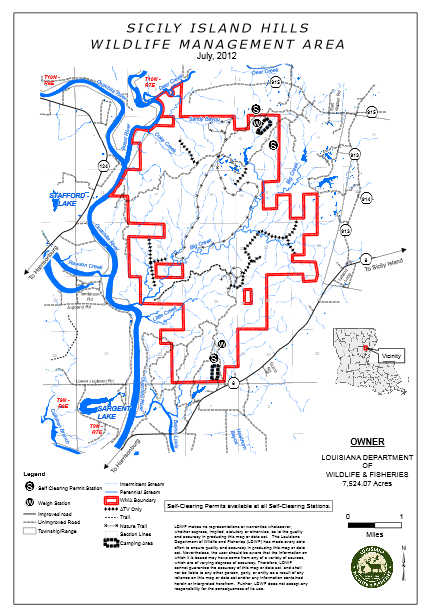 Roots From The Bayou: Those Places Thursday ~ Sicily Island Hills WMA