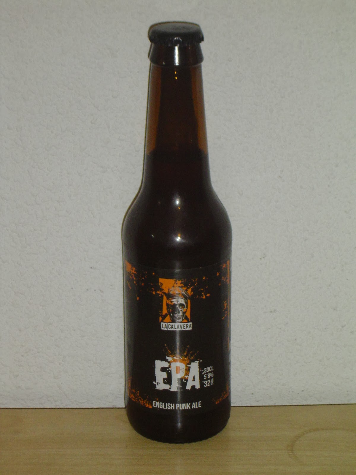 Coleccionando cervezas: La Calavera EPA (English Punk Ale)
