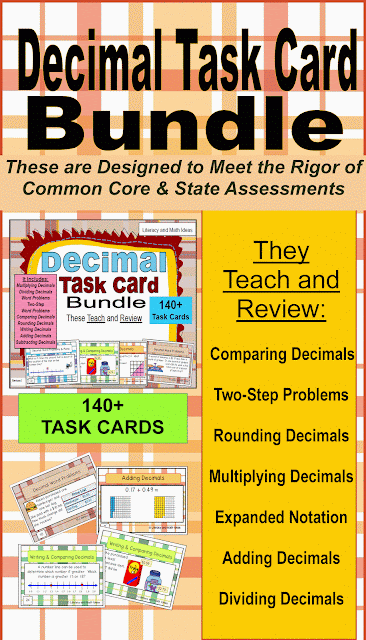 Literacy & Math Ideas: Teach Decimals in a Fun Way with Blocks