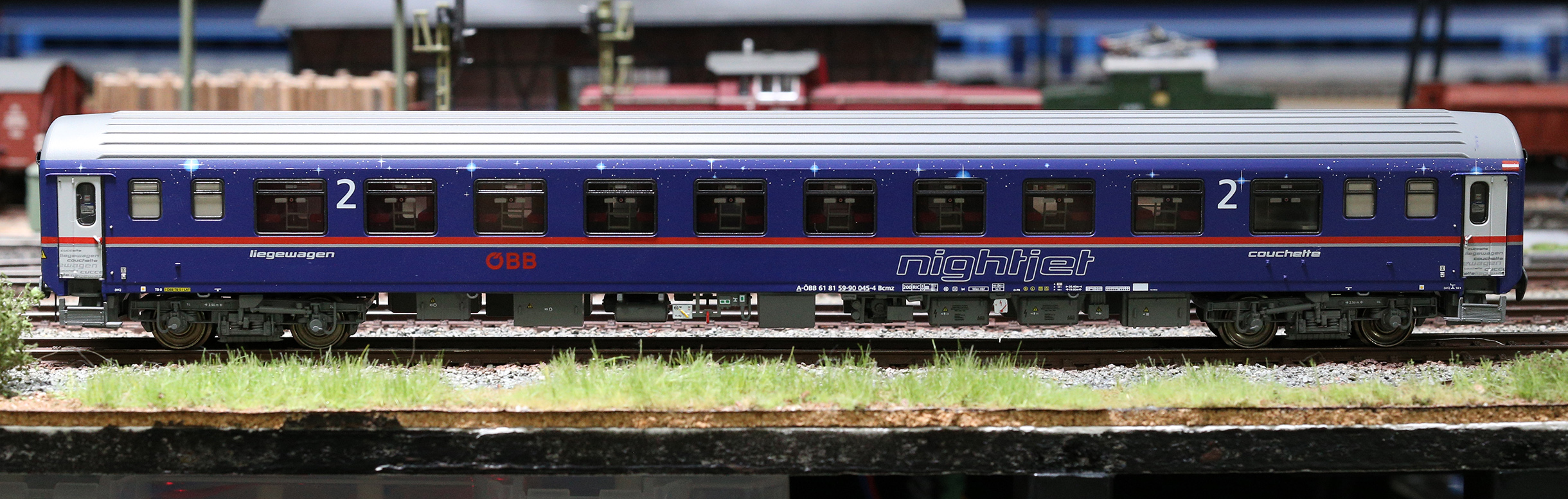 A-ÖBB 61 81 59-90 045-4 Couchette Bcmz Jenbacher NIGHTJET