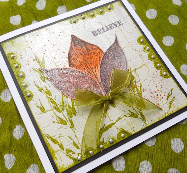 PaperArtsy: 2017 #15 Pearlescent: Autumn Cards with ELB {by Alison Hall}