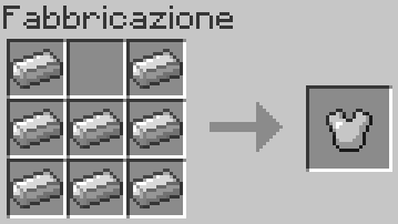 Minecraft Wiki Italia: Crafting: Armatura