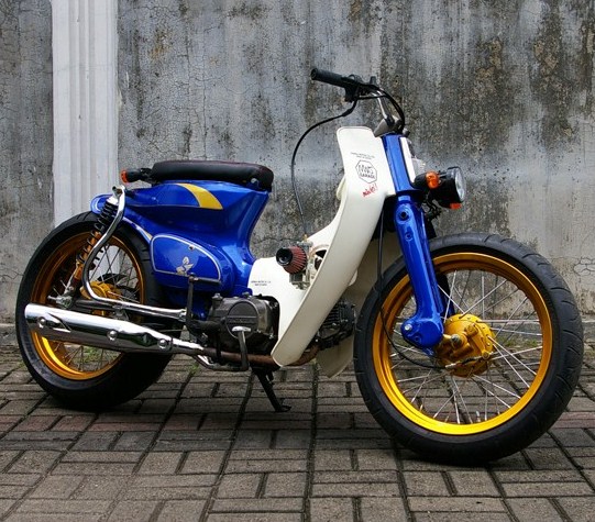 cara memodifikasi motor astrea grand atau model C series lainnya