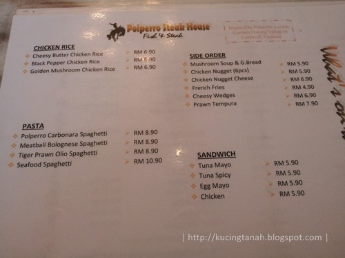 Jom Jalan... Jom Makan...: Polperro Steak House, Seksyen 7 Shah Alam