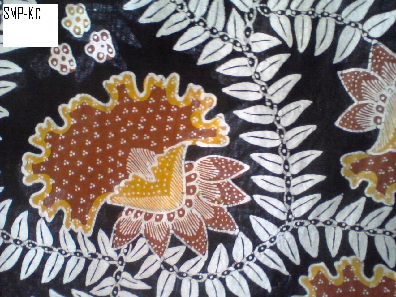 Batik Tulis halus motif bunga terompet ~ workshop batik maswita cirebon