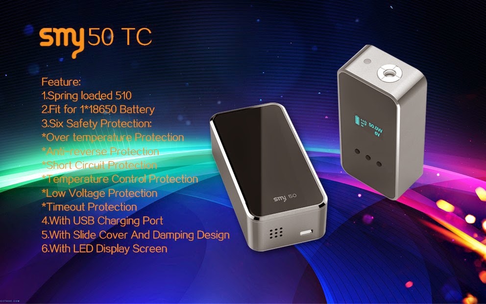 simeiyuevapor: box mod ecigs SMY50TC