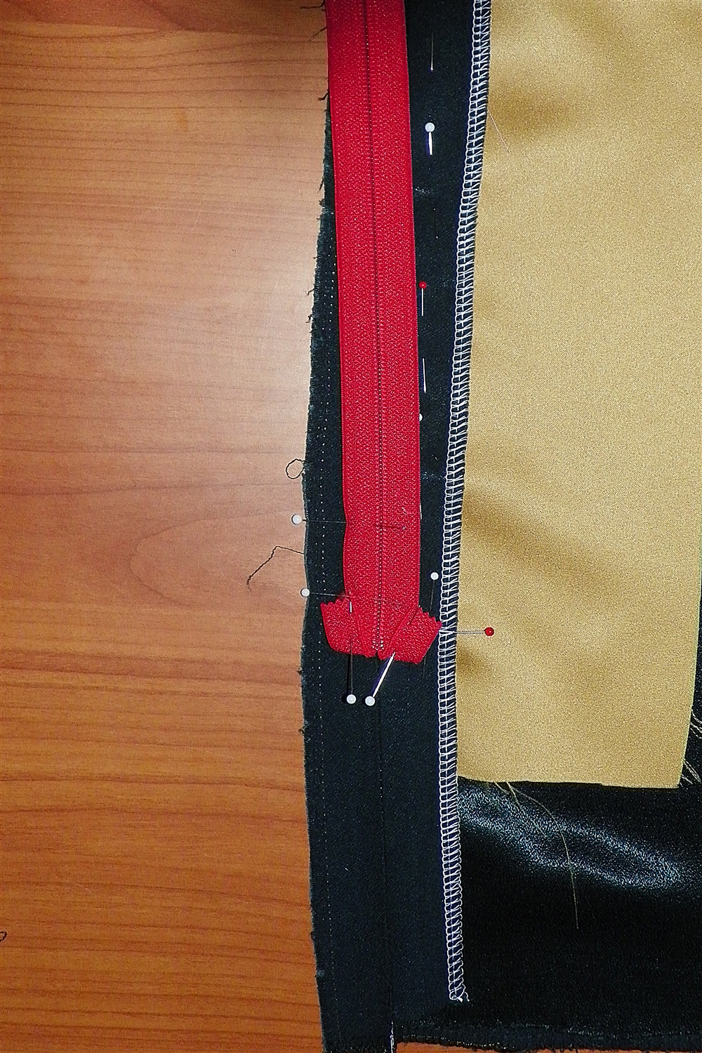 Elegant Obasan's Custom Creation Project: Open Top Lap Zipper Part I