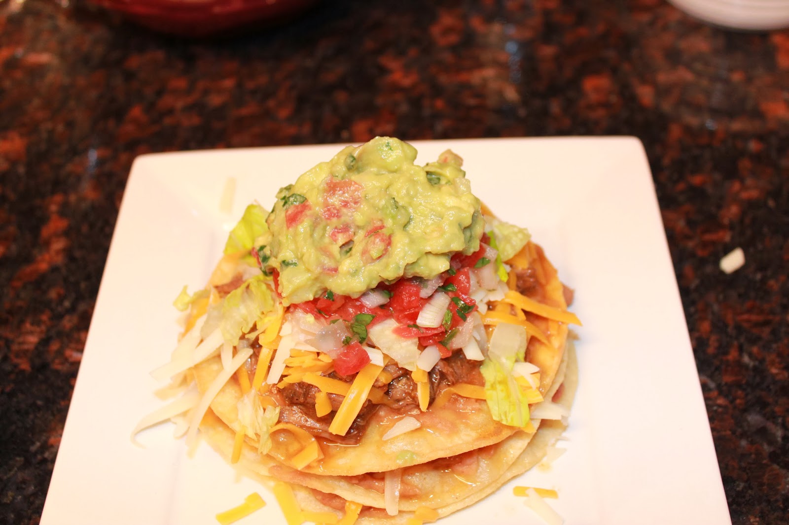 Michelle's Tasty Creations: Shredded Beef Tortilla Stacks