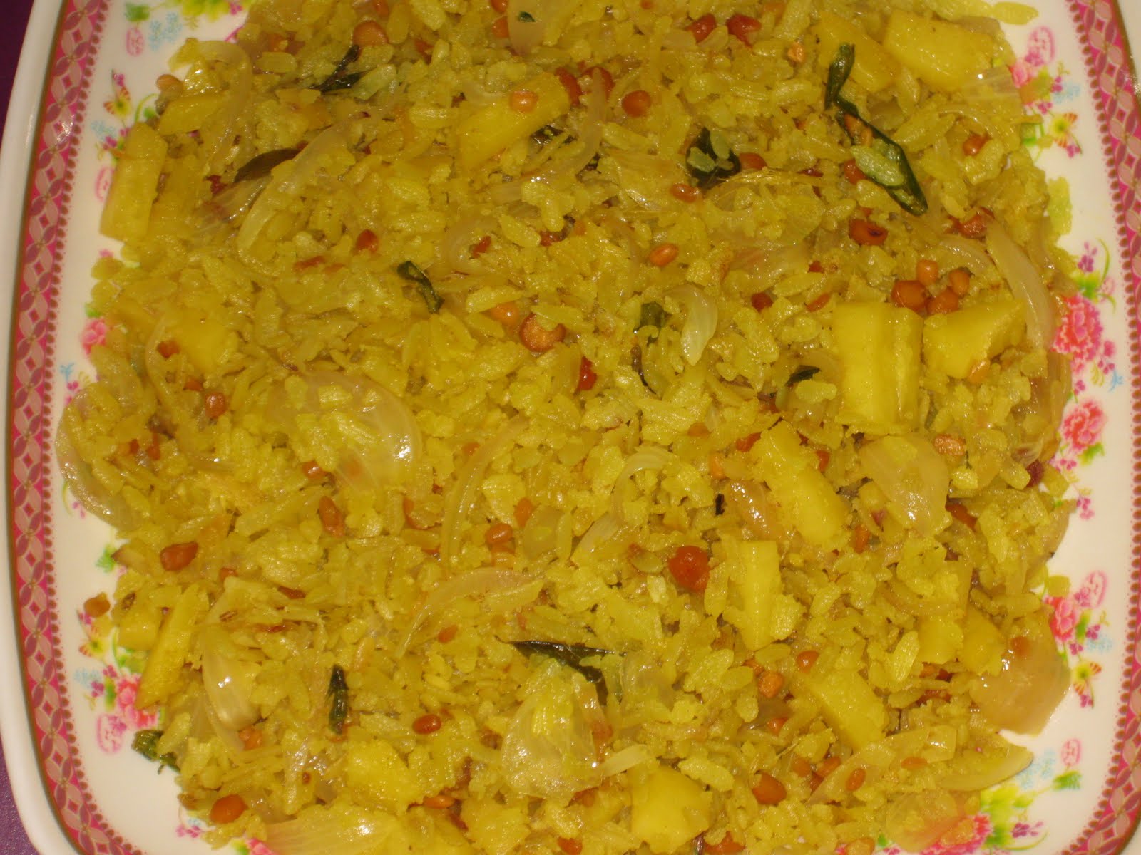 My Delicacy: Poha Upma (Flattened Rice Upma)