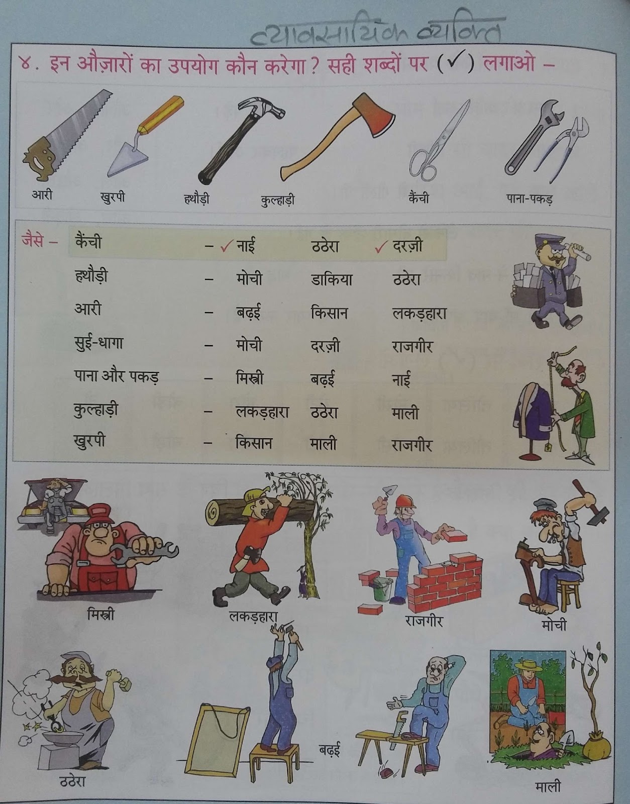 Hindi Grammar Work Sheet Collection for Classes 5,6, 7 & 8 ...