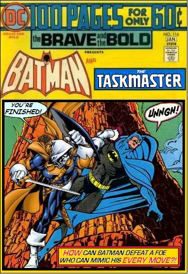 Taskmaster Vs Batman
