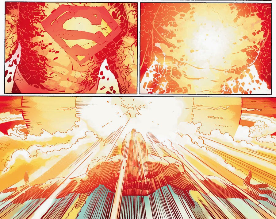 old magic store - comics: ABOUT SUPERMAN'S NEW POWER AND NEW COSTUME