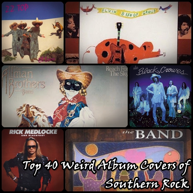 Top 40 Weird Album Covers of Southern Rock - Southern Rock Brasil