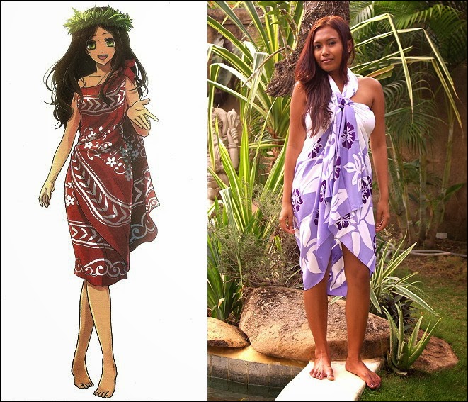 walking distance & et cetera -: American Samoa Traditional Clothing