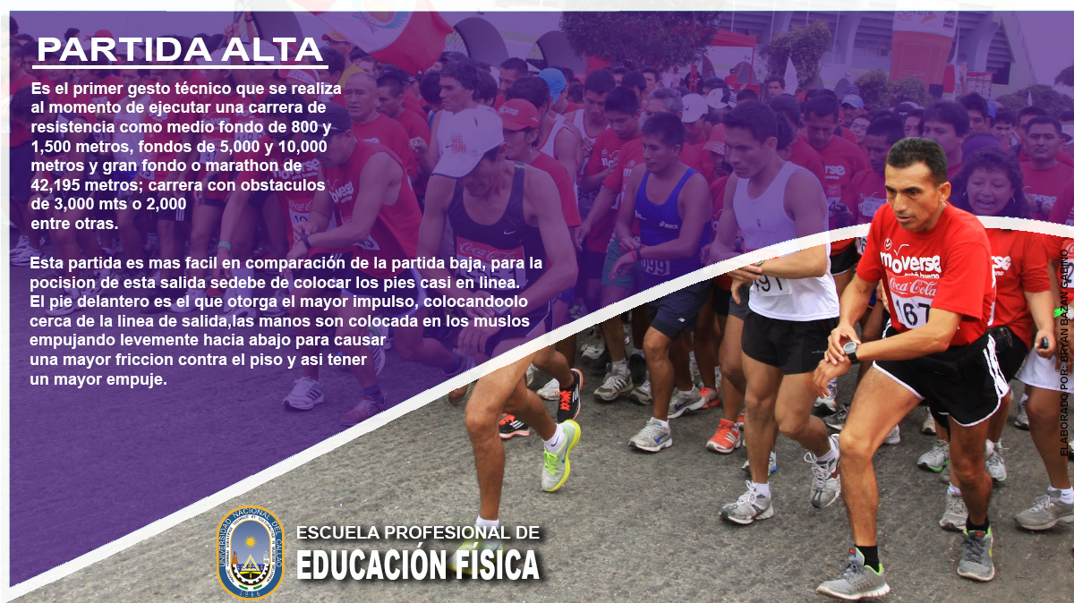 ATLETISMO: TIPOS DE PARTIDA