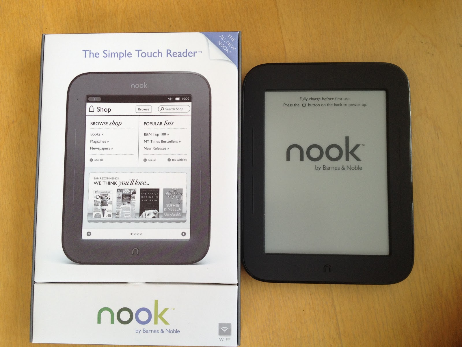 bookie-muncher.: Getting a Nook Simple Touch: Part 2!!