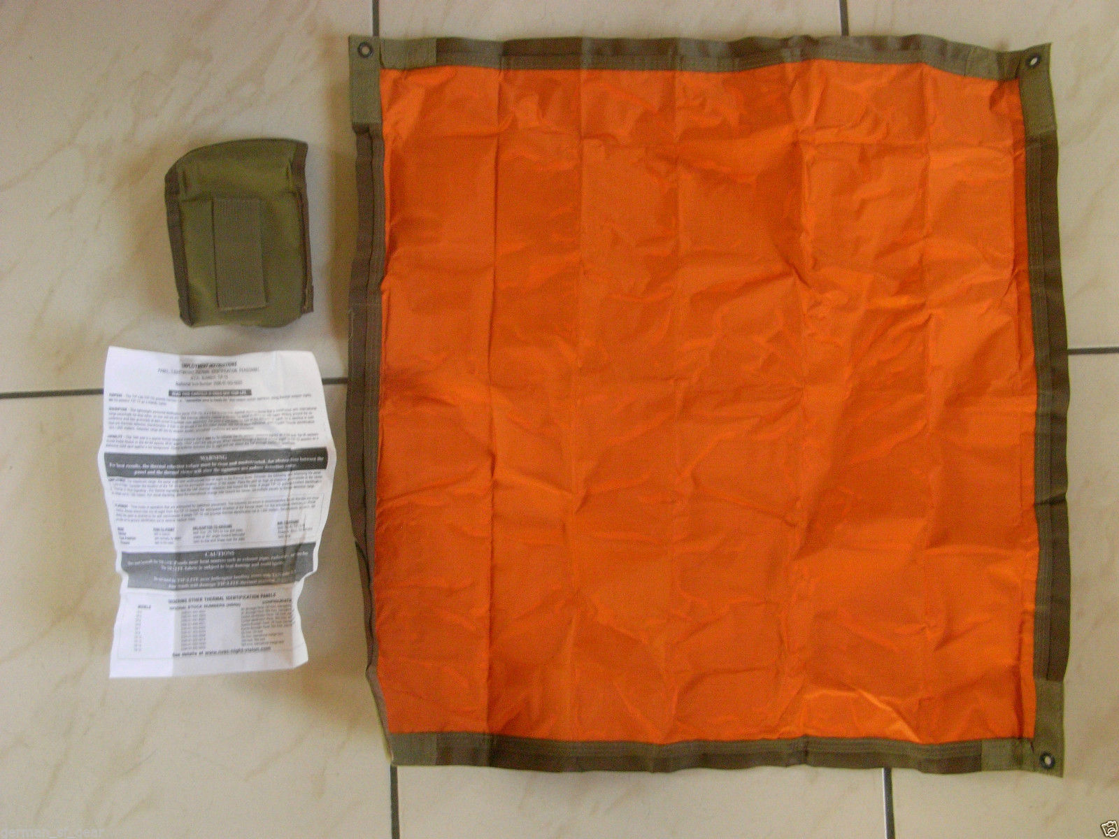 Webbingbabel: Combat ID Thermal Panel (CIDT Panel)