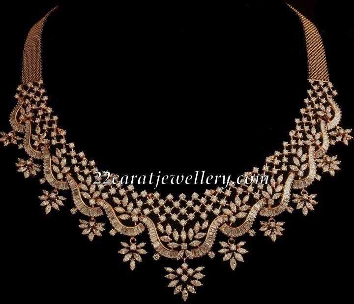 Anmol Jewellers Heavy Bridal Diamond Sets - Jewellery Designs