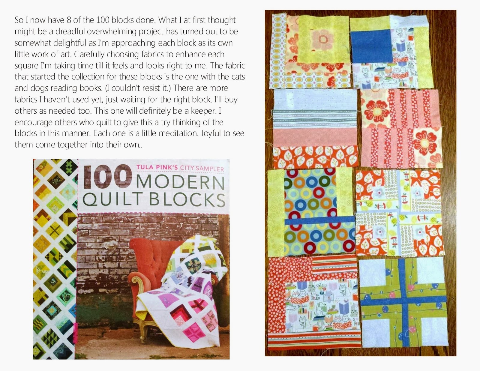 Hodgepodge from The Geranium Farm: Tula Pink's - 100 Modern Quilt Blocks
