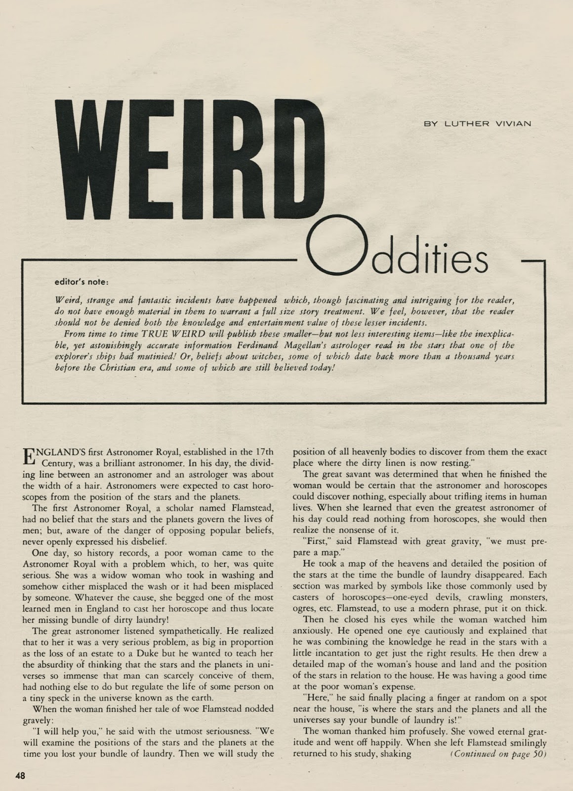 Hairy Green Eyeball 3: TRUE WEIRD #3 — complete magazine of oddities, 1956