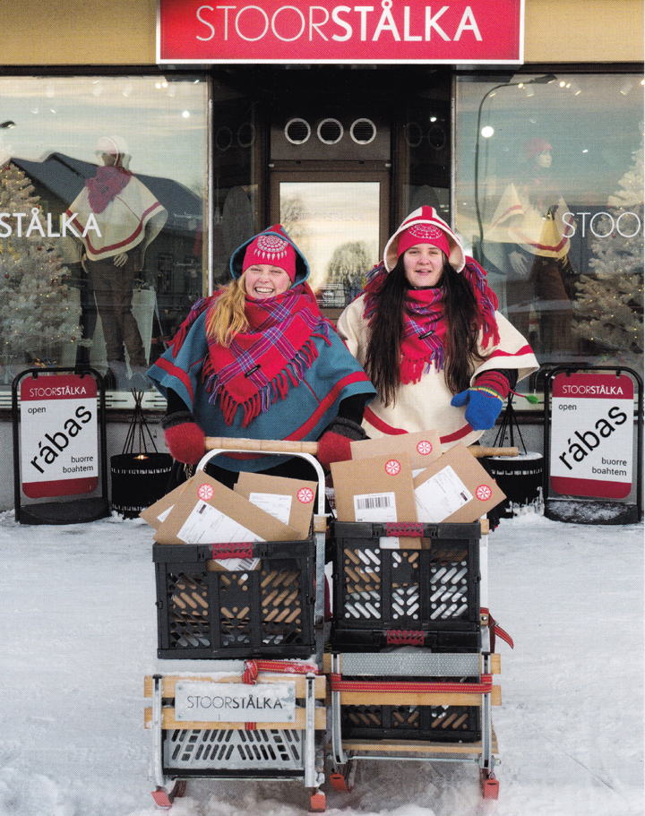 Durham Weaver: Sámi Tartan and shawls