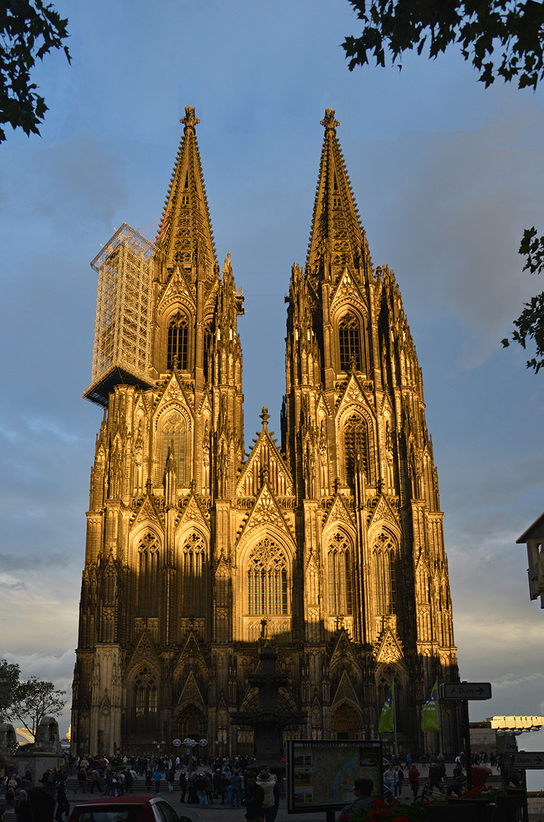 Cologne Cathedral - light-in-leaves