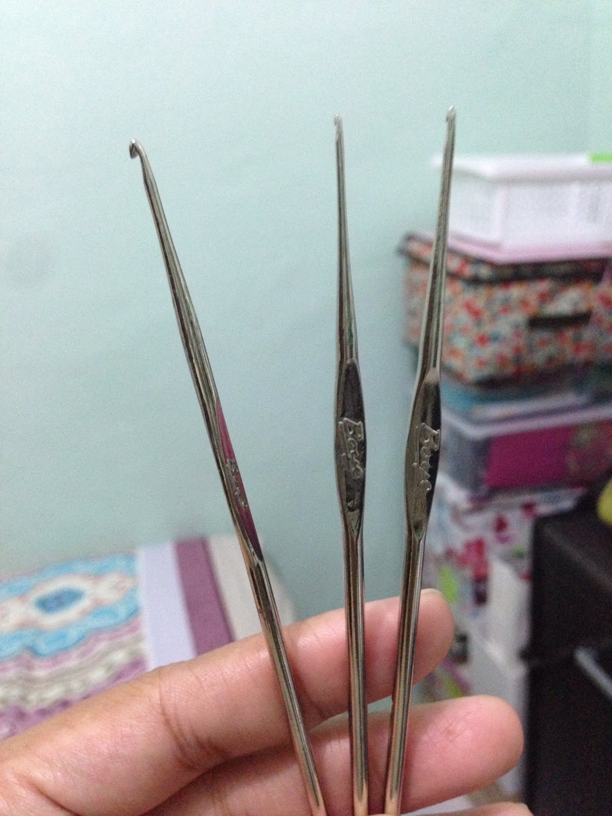 Alat merajut untuk pemula (1): Review beberapa jenis crochet hook ...