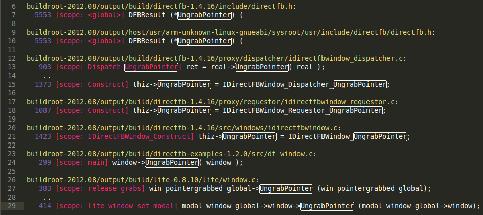 科技夢想者 - 技術與夢想的實踐之路: [Linux]用Sublime text3+Ctags+Cscope實現source insight般的程式碼追蹤功能