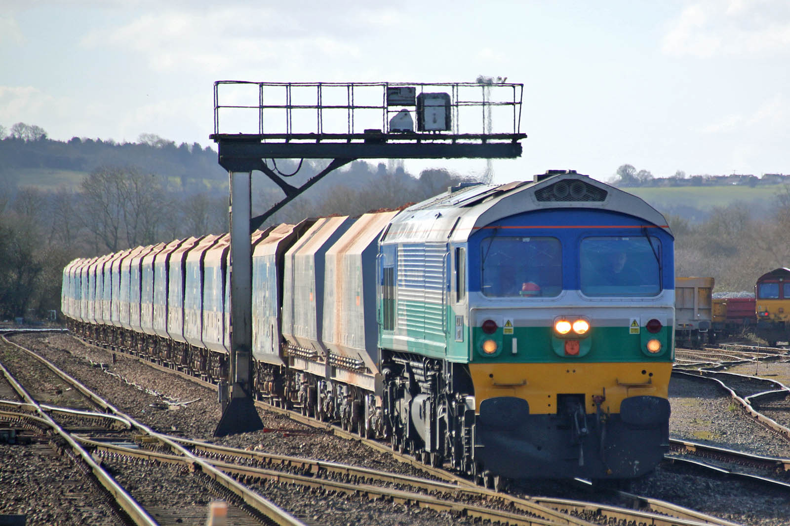 47s And Other Classic Power At Southampton Class 59 Locomotives Westbury 16th February 2018 47s-and-other-classic-power-at-southampton-class-59-locomotives-westbury-16th-february-2018