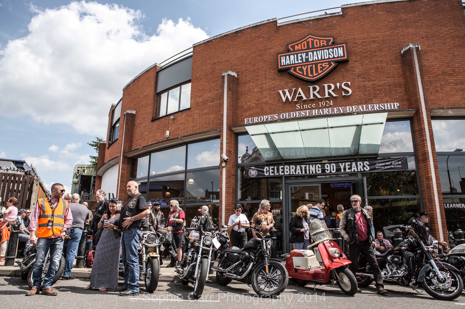 Sophie Carr's Photo Blog: Celebrating 90 Years at Warr's Harley-Davidson