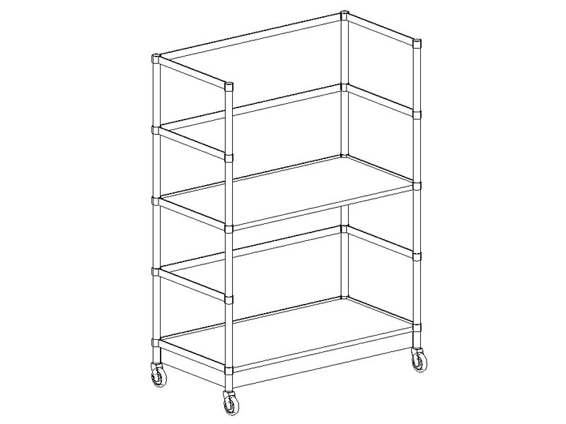 BIM HEALTHCARE REVIT FAMILIES : Supply Carts
