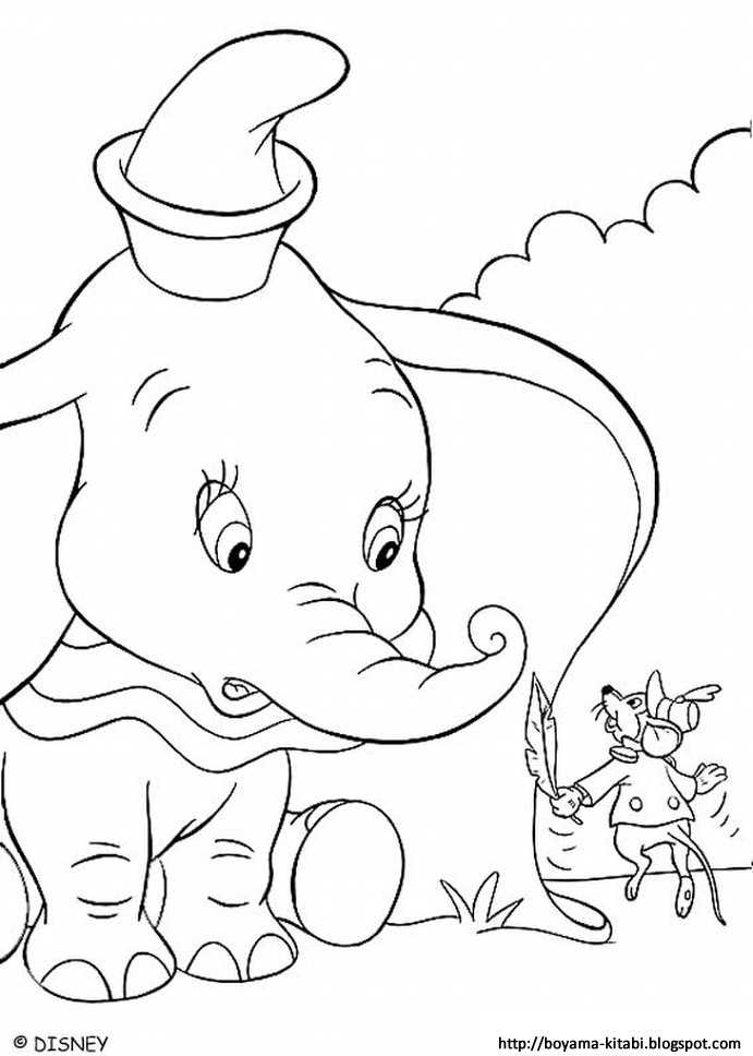 Dumbo Coloring 02 | The Coloring Pages - The Coloring Book - Education ...