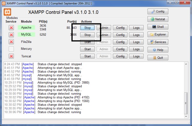 DHEVIRA COMPUTER: Cara membuat database di CMD dan Xampp sampai selesai