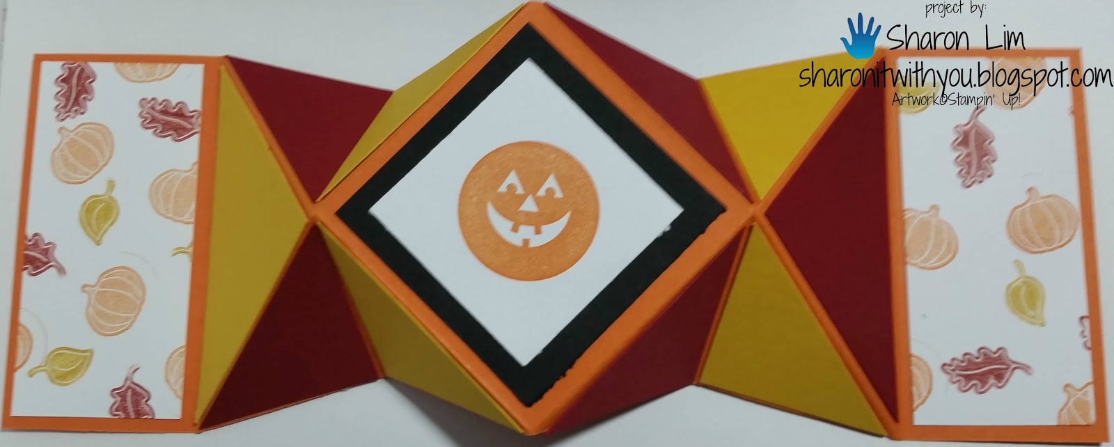 Sharon It With You: Diamond Fold card tutorial