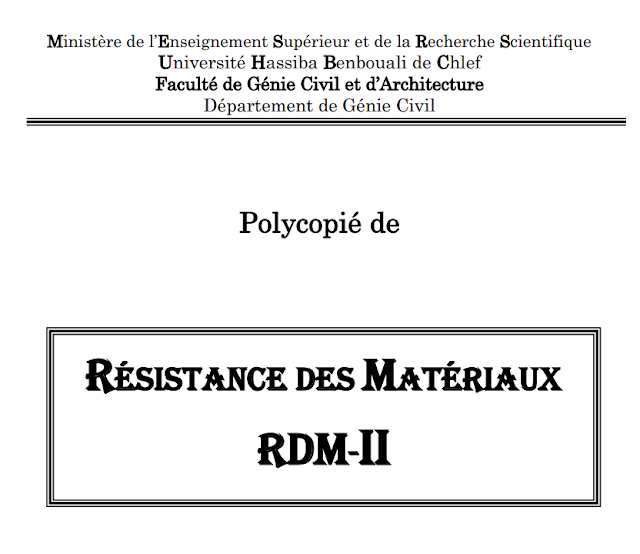 Résistance des Matériaux - Partie 2 - Cours de Génie Civil | Livres ...