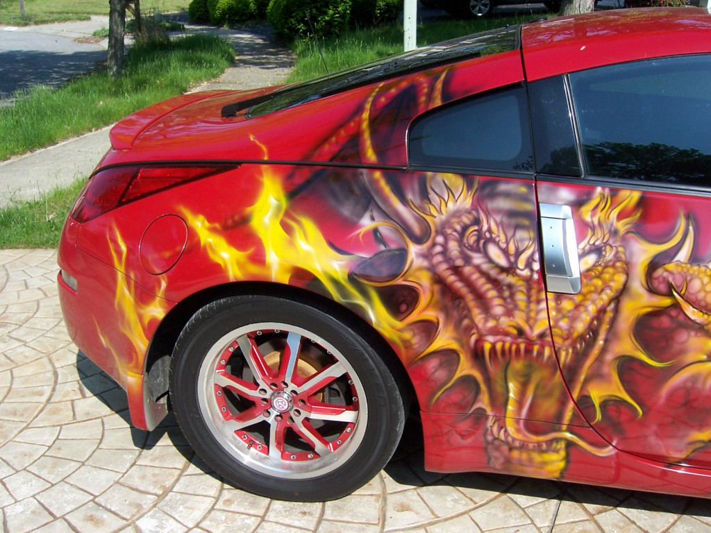 Car Airbrush Paint Design at Pedro Guevara blog