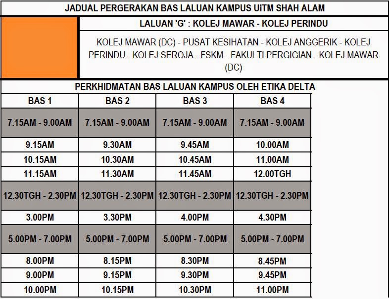 CERITA IZWAN: Masa dan Perkhidmatan Bas Shuttle di UiTM Shah Alam