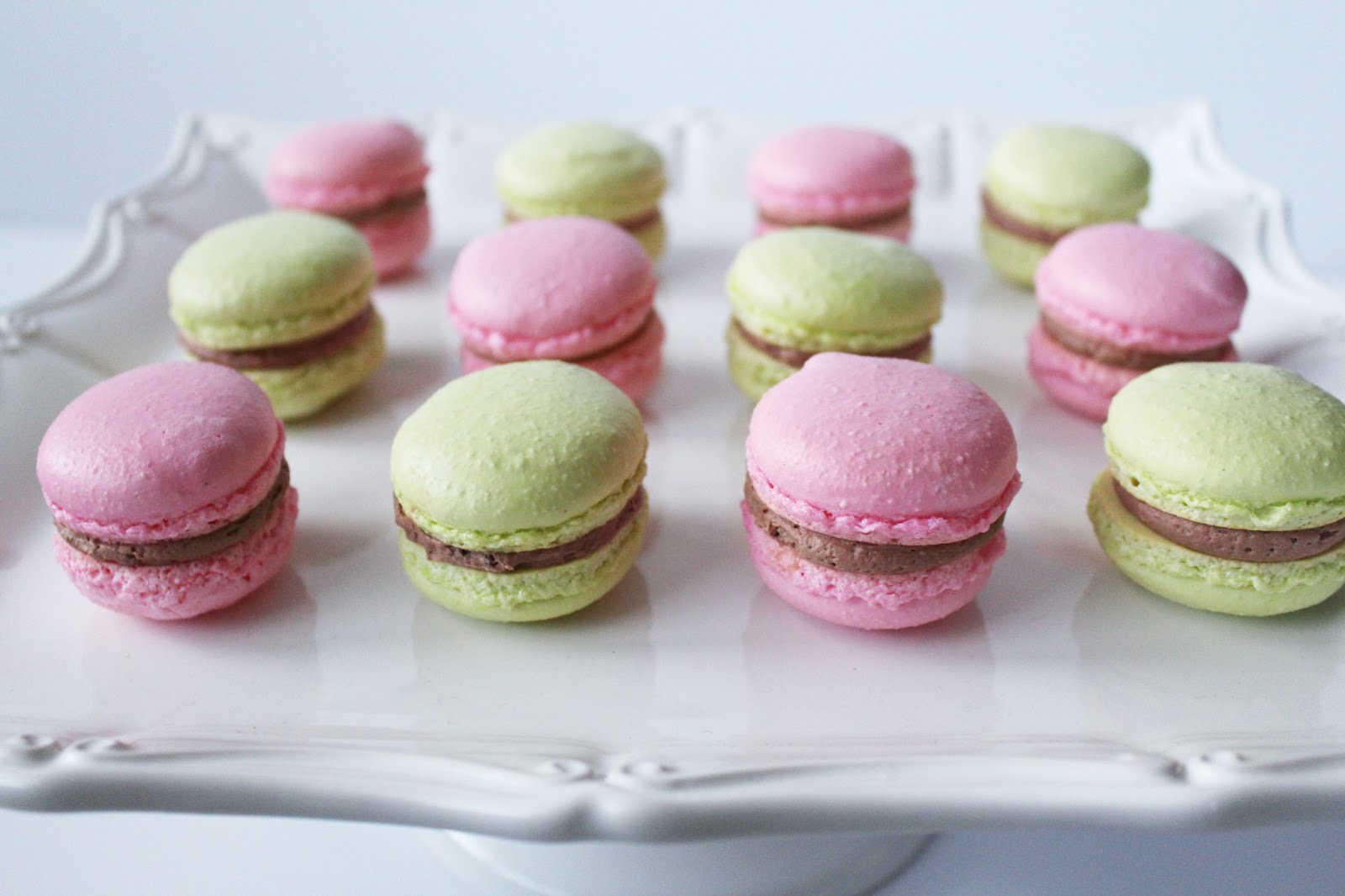 French Macarons with Nutella Buttercream Filling