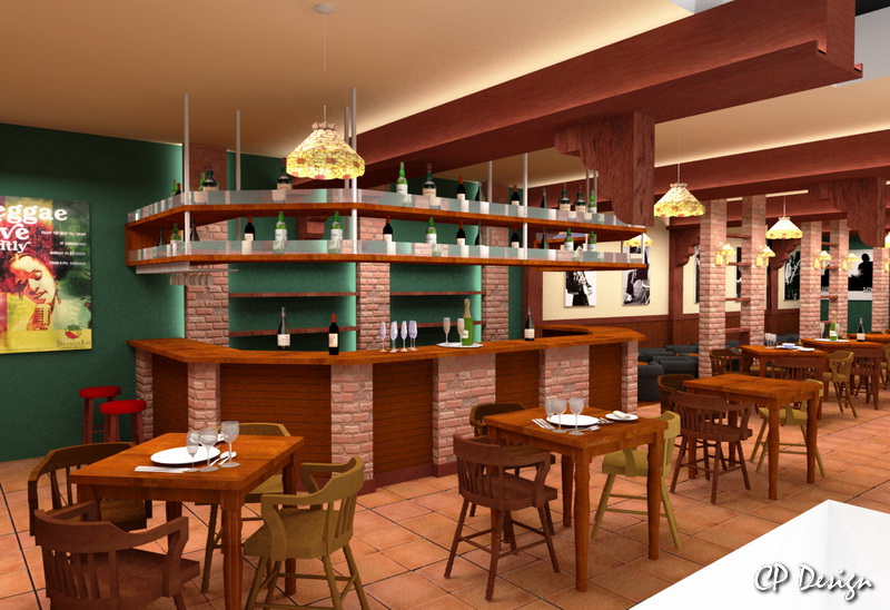 CP Interior Design: SAM PUB 3D