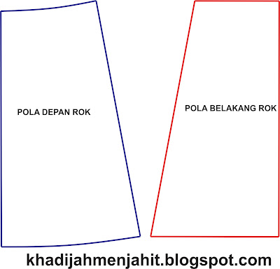 Khadijah Menjahit: Cara Membuat Pola Dasar Rok