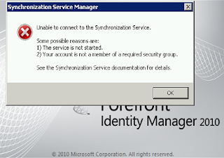 All About Sharepoint: Unable to connect to the Synchronization Service ...