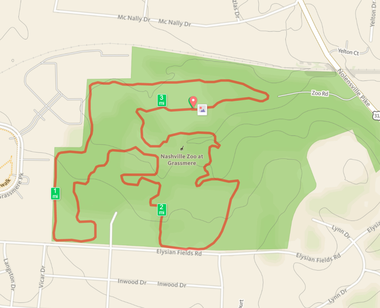 January '17 - Zoo Run Run - 5k#27 - State #18 (TENNESSEE)