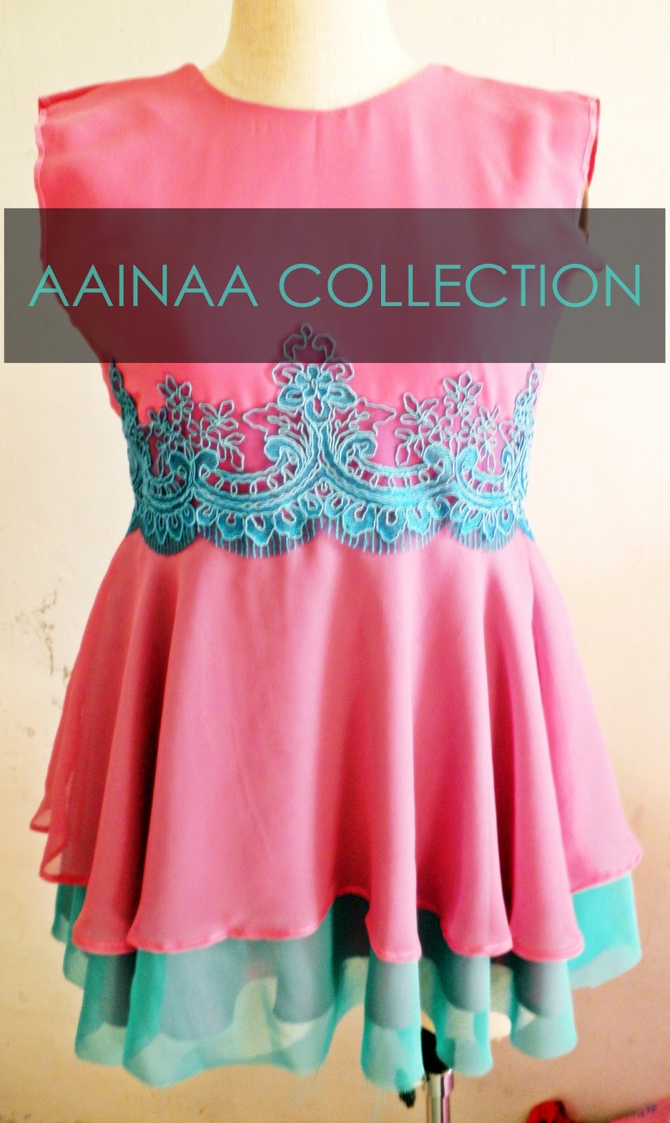 Aainaa Collection: TEMA BIRU + PINK