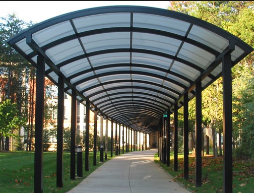 Walkway Covering From Building to Building, Covered Walkway Canopy ...