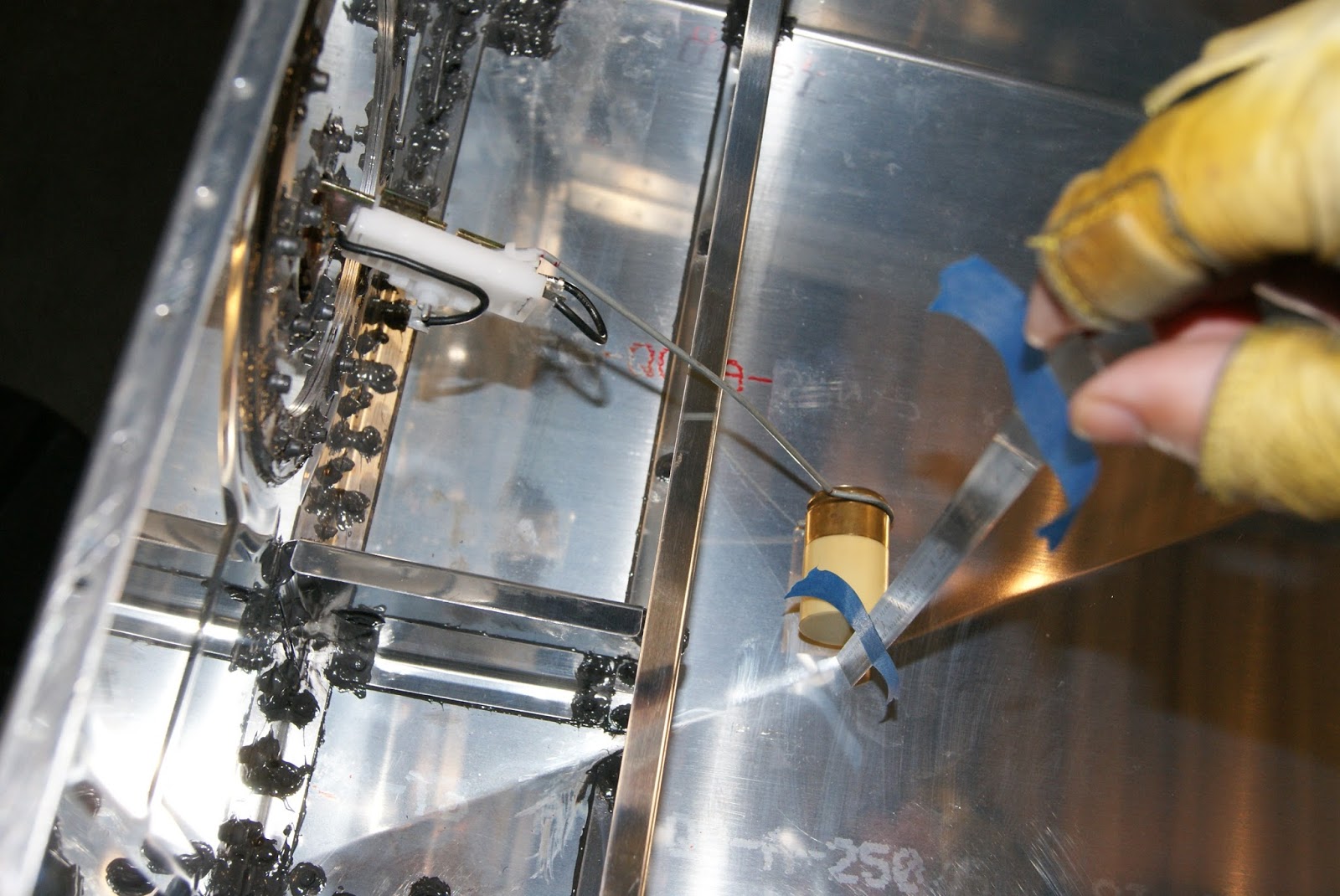 DOG Aviation John's RV-12 Blog: Bending Fuel Level Sending Unit’s Float Arm
