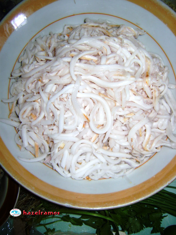 I Am The Cook Tofu Pansit Buko Sauteed Young Coconut Strips In Tofu And Veggies